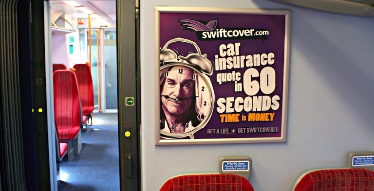 Internal Train Panel Advertising - Train Station Advertising - by Focal ...